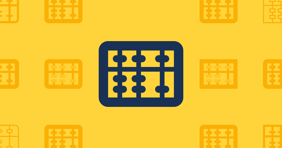 Abacus Classic Solid Icon | Font Awesome