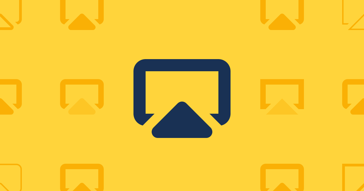 Airplay Classic Solid Icon | Font Awesome