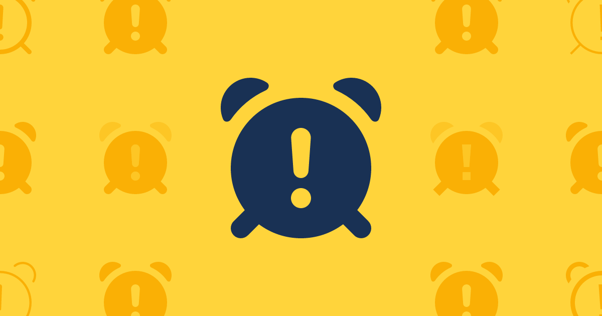 Alarm Exclamation Icon | Font Awesome