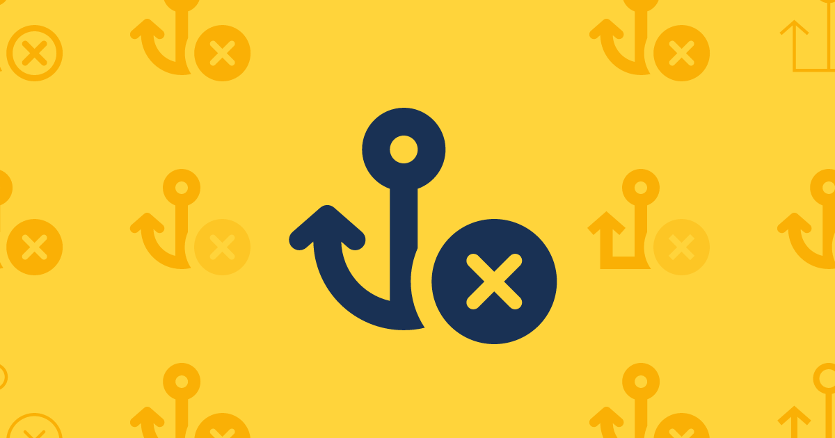 Anchor Circle Xmark Classic Solid Icon | Font Awesome