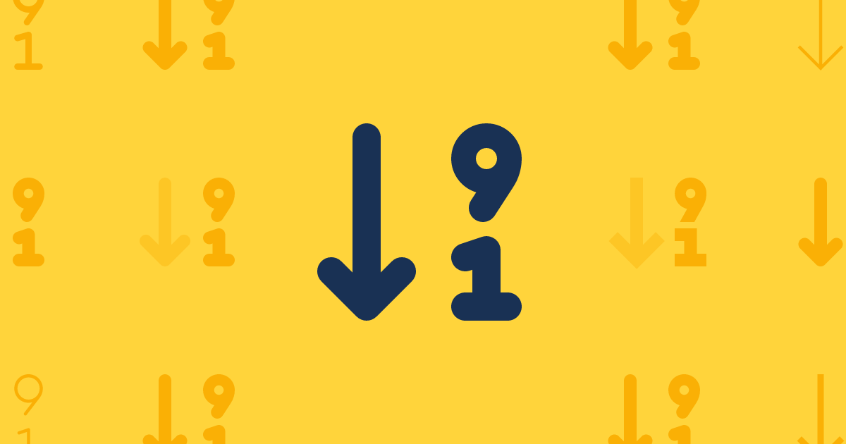 Arrow Down 9 1 Classic Solid Icon | Font Awesome