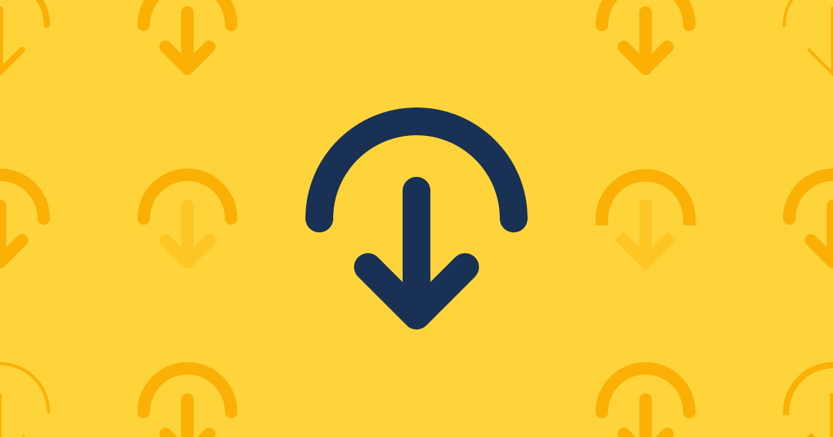 Arrow Down From Arc Icon | Font Awesome
