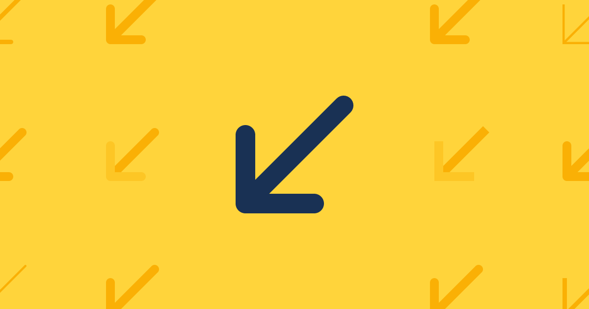 Arrow Down Left Classic Solid Icon | Font Awesome