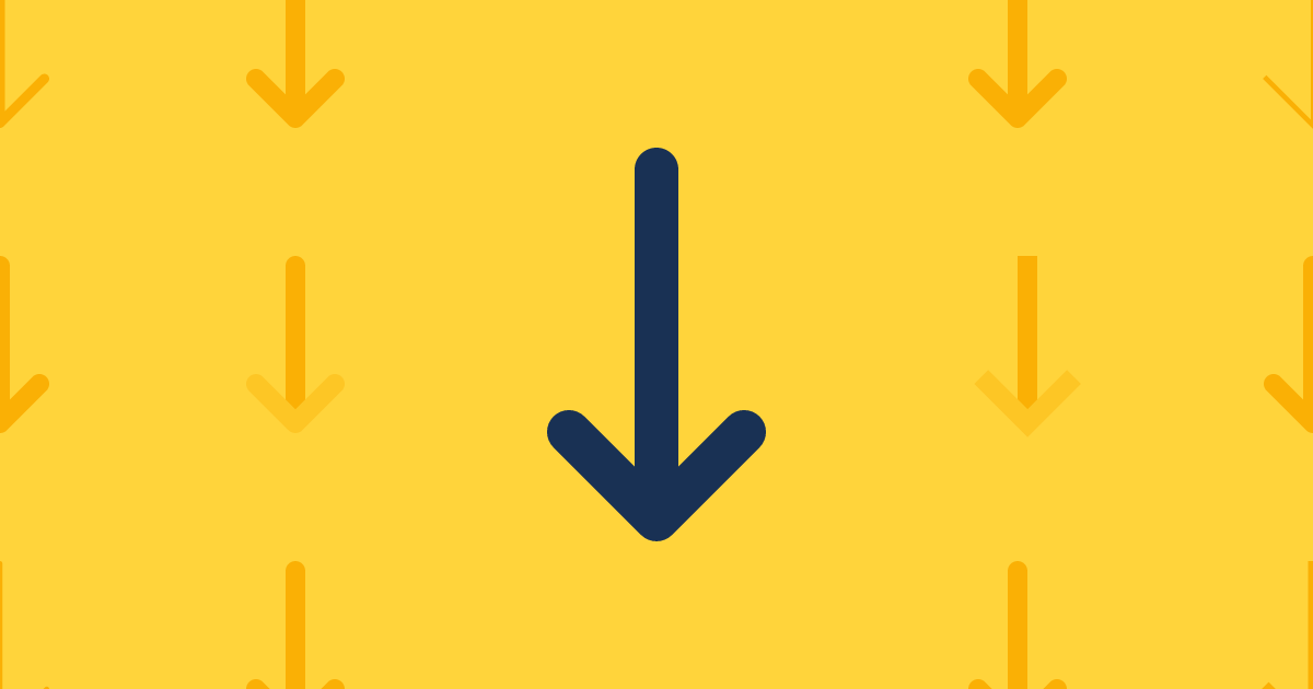 Arrow Down Long Classic Solid Icon | Font Awesome