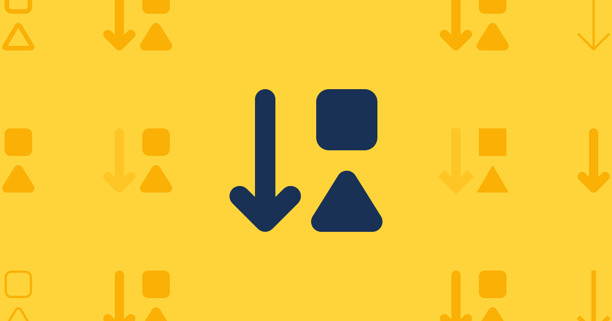 Arrow Down Square Triangle Solid Icon | Font Awesome