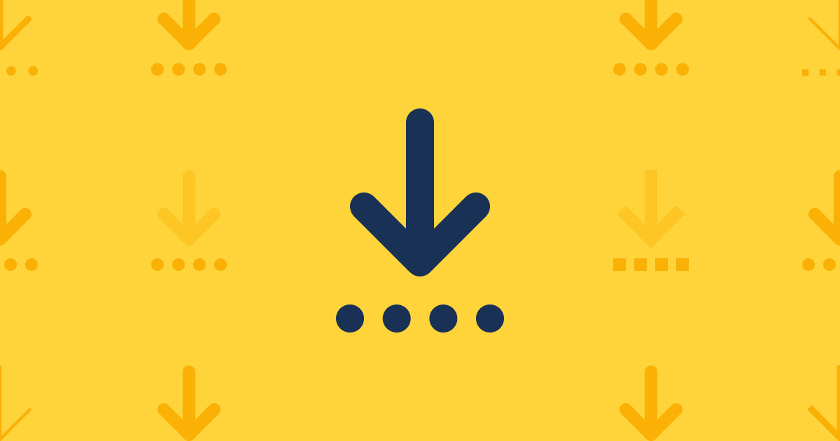 Arrow Down To Dotted Line Classic Solid Icon | Font Awesome