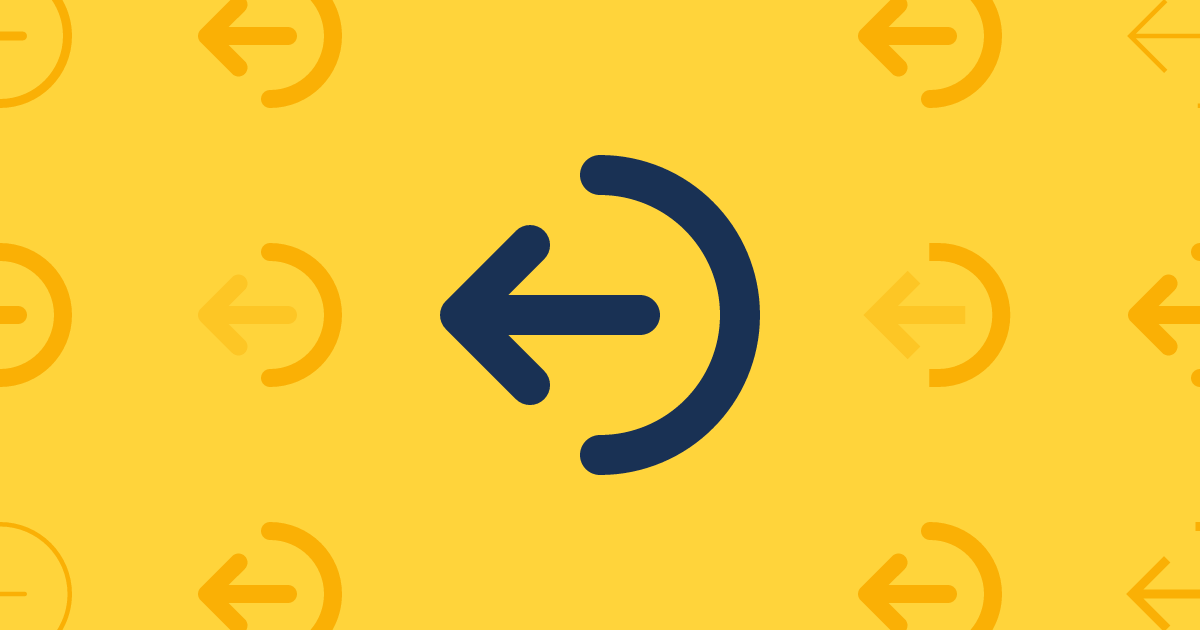 Arrow Left From Arc Solid Icon | Font Awesome