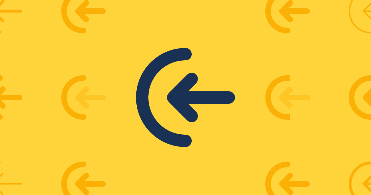 Arrow Left To Arc Solid Icon | Font Awesome