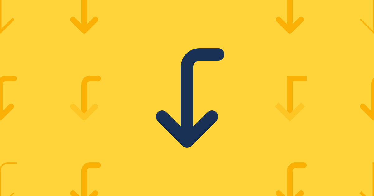 Arrow Turn Left Down Icon | Font Awesome