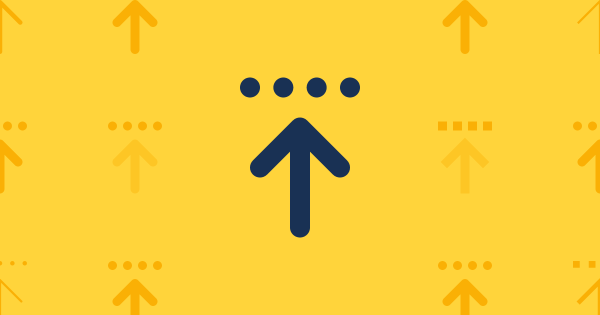 Arrow Up To Dotted Line Regular Icon | Font Awesome