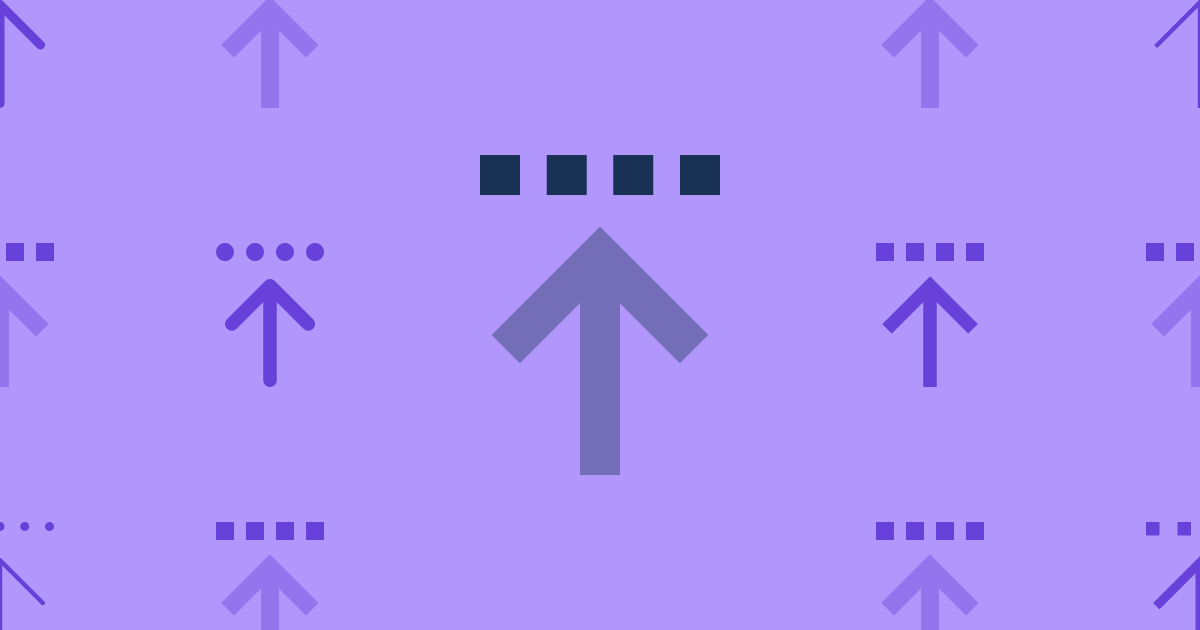 Arrow Up To Dotted Line Sharp Duotone Icon (Sharp Duotone Solid) — SVG ...