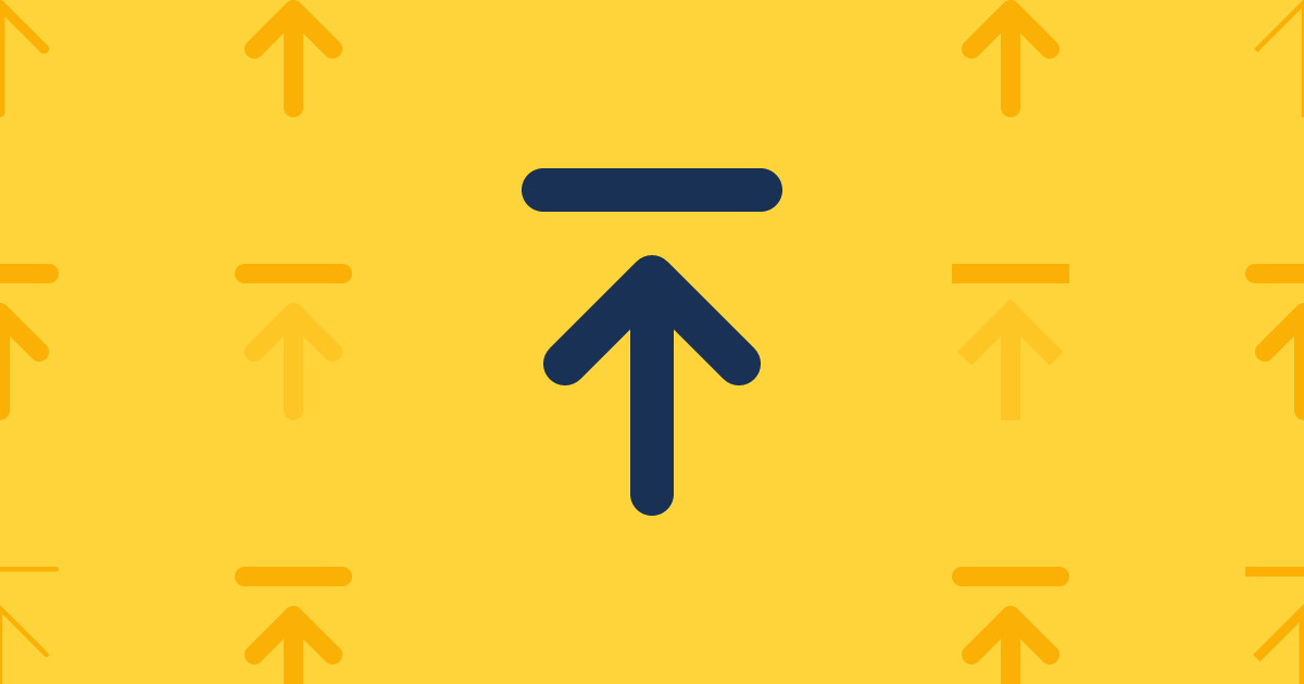 Arrow Up To Line Classic Light Icon | Font Awesome