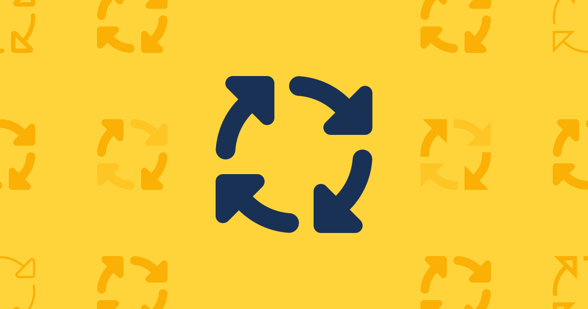 Arrows Spin Solid Icon | Font Awesome