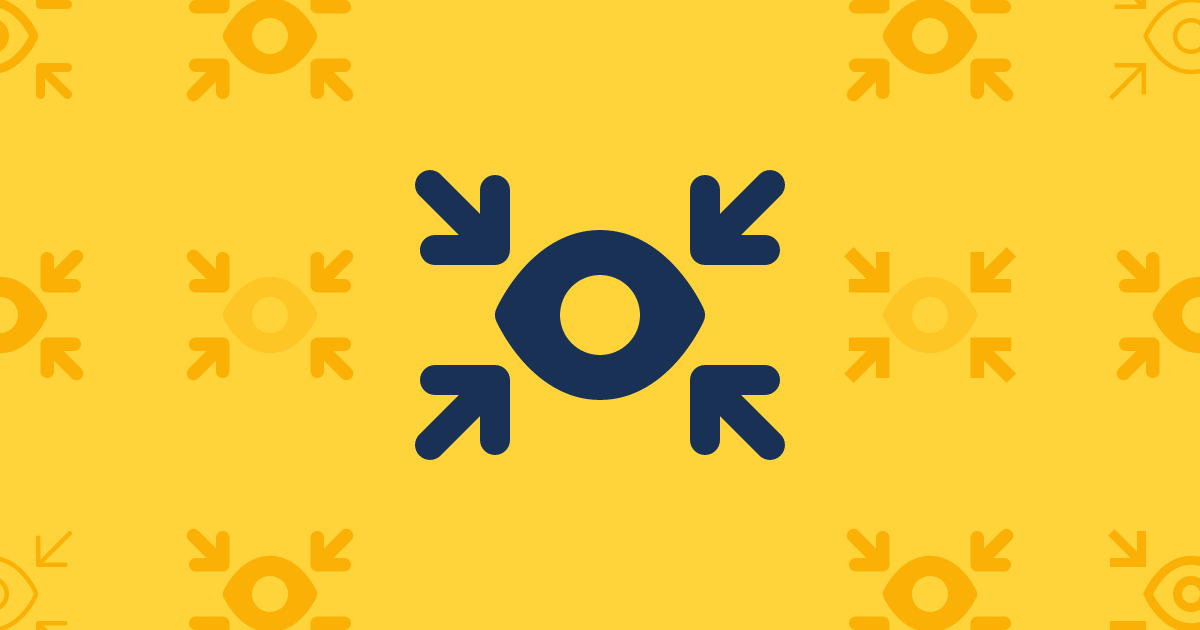 Arrows To Eye Icon | Font Awesome