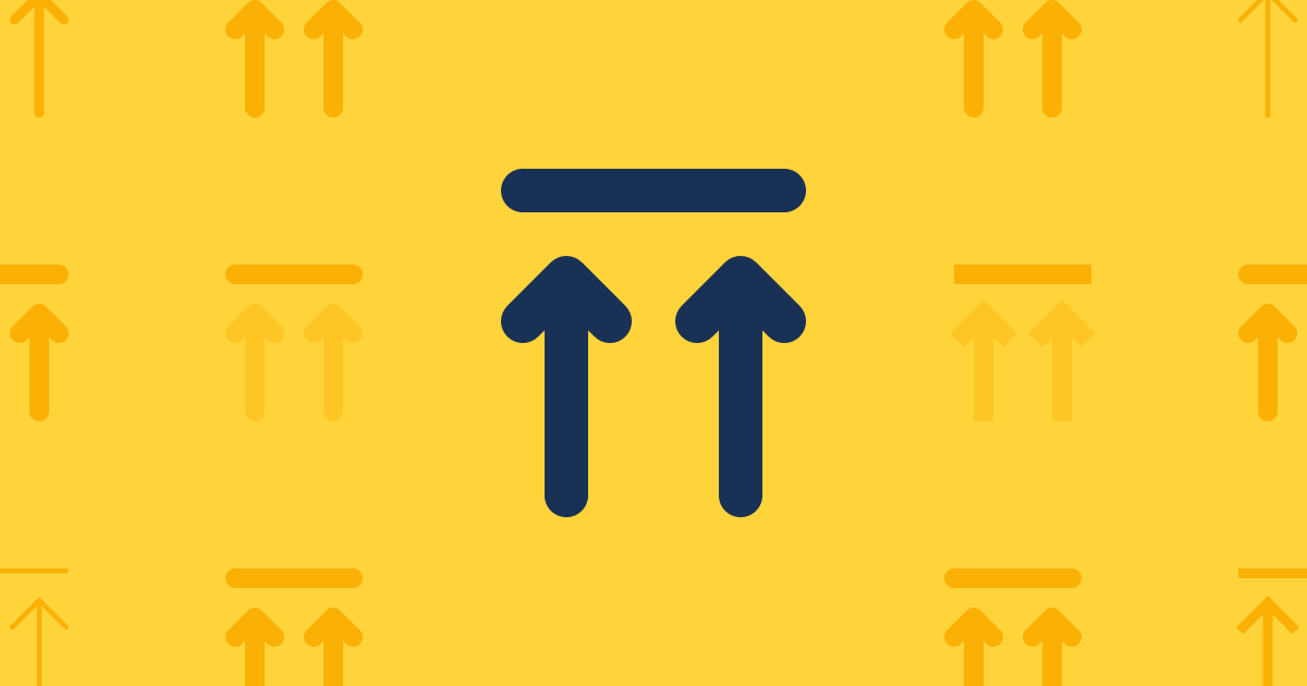 Arrows Up To Line Filled Icon (Classic Solid) — Free SVG Download ...