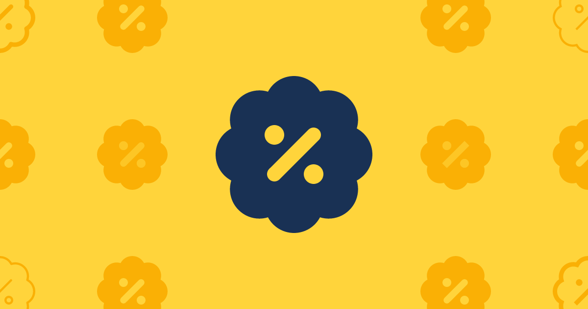 Badge Percent Regular Icon | Font Awesome