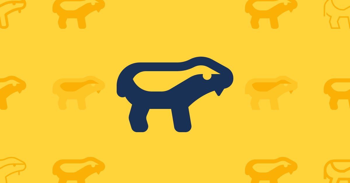 Badger Honey Outline Icon (Classic Regular) — SVG Download | Font Awesome