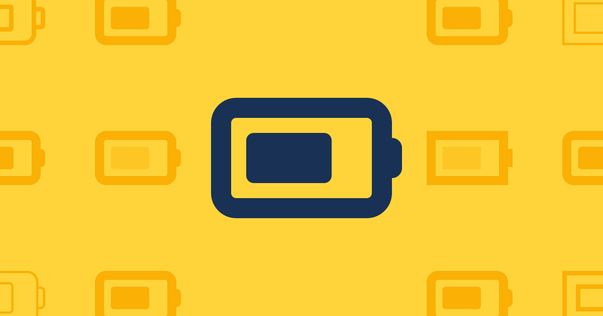 Battery 3/4 Full Classic Solid Icon | Font Awesome