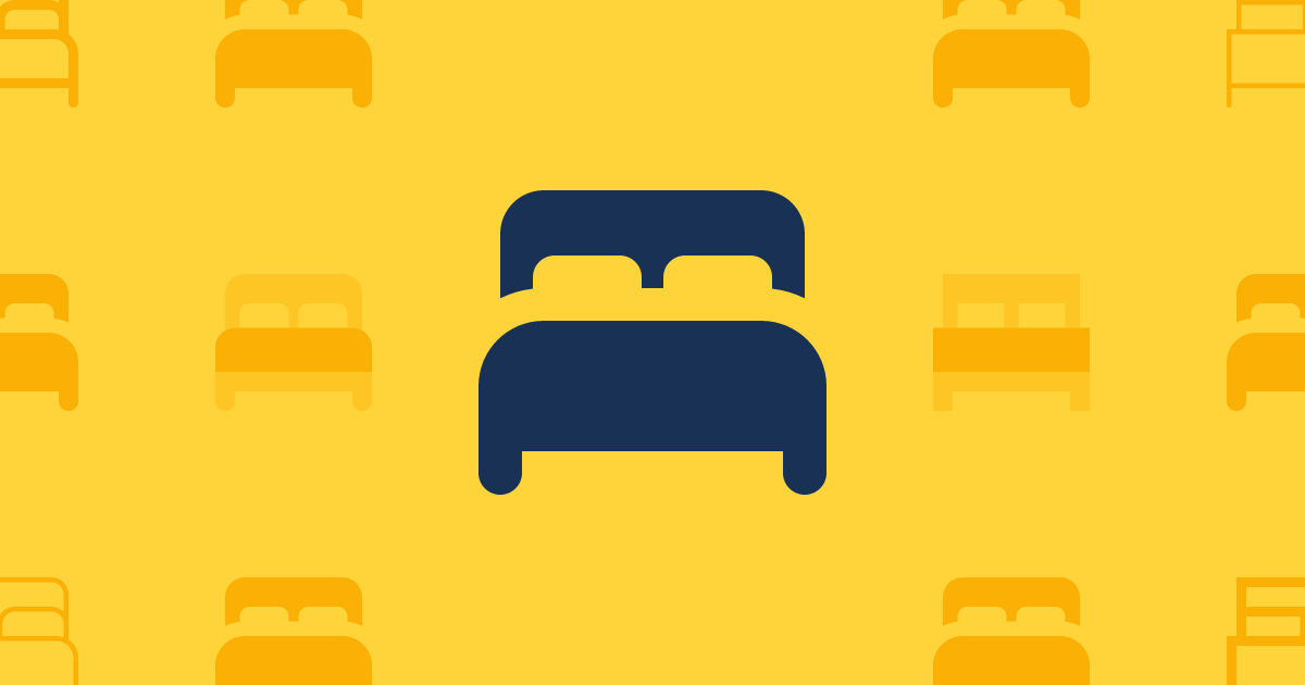 Bed Front Solid Icon | Font Awesome