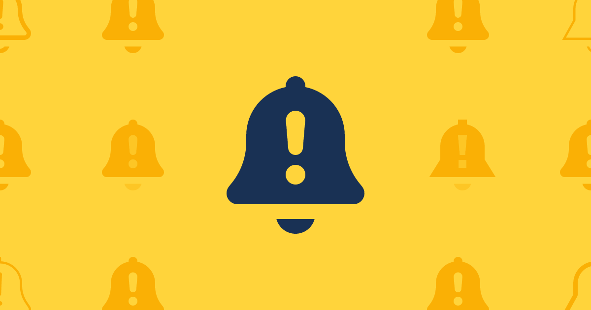 Bell Exclamation Icon | Font Awesome