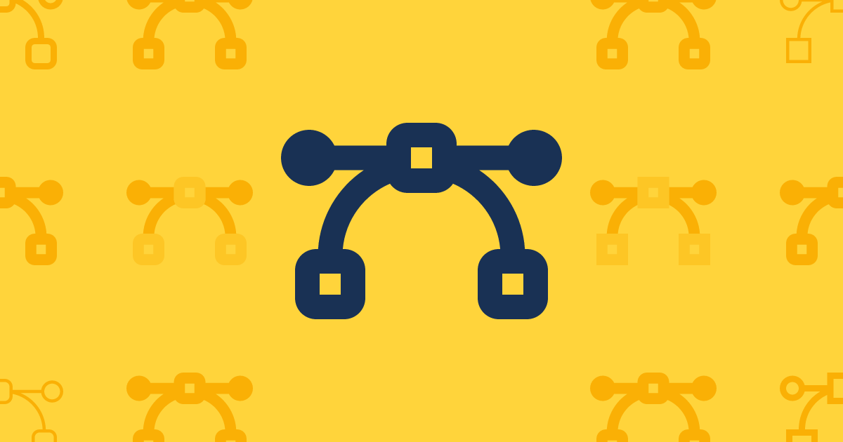 Bezier Curve Icon | Font Awesome