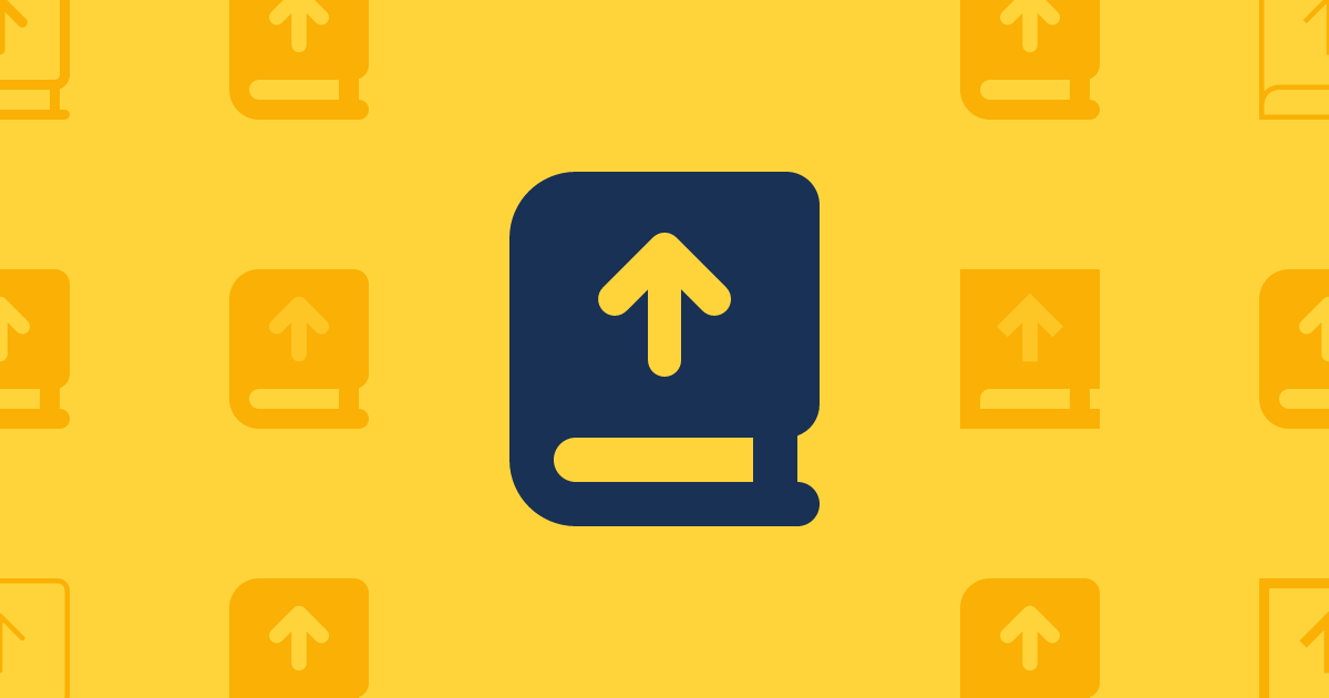 Book Arrow Up Classic Solid Icon | Font Awesome