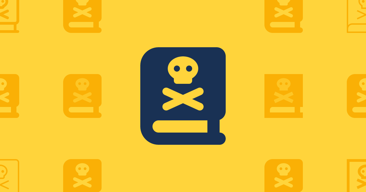 Book Skull Icon | Font Awesome