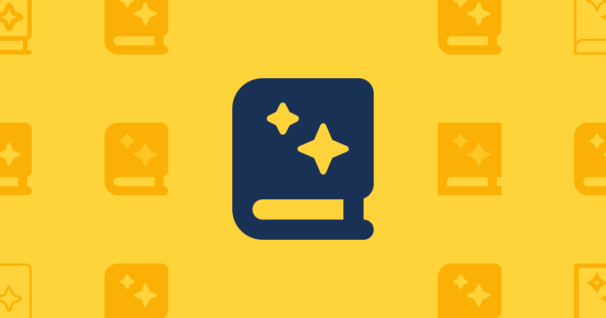 Book Sparkles Classic Solid Icon | Font Awesome