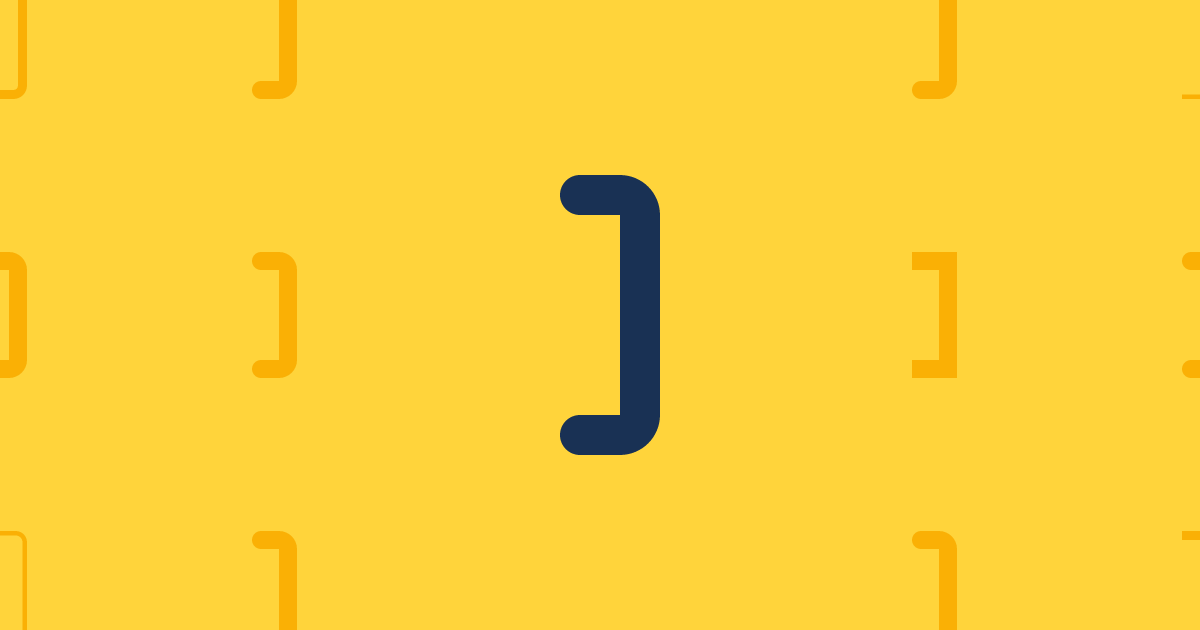 Bracket Square Right Icon | Font Awesome