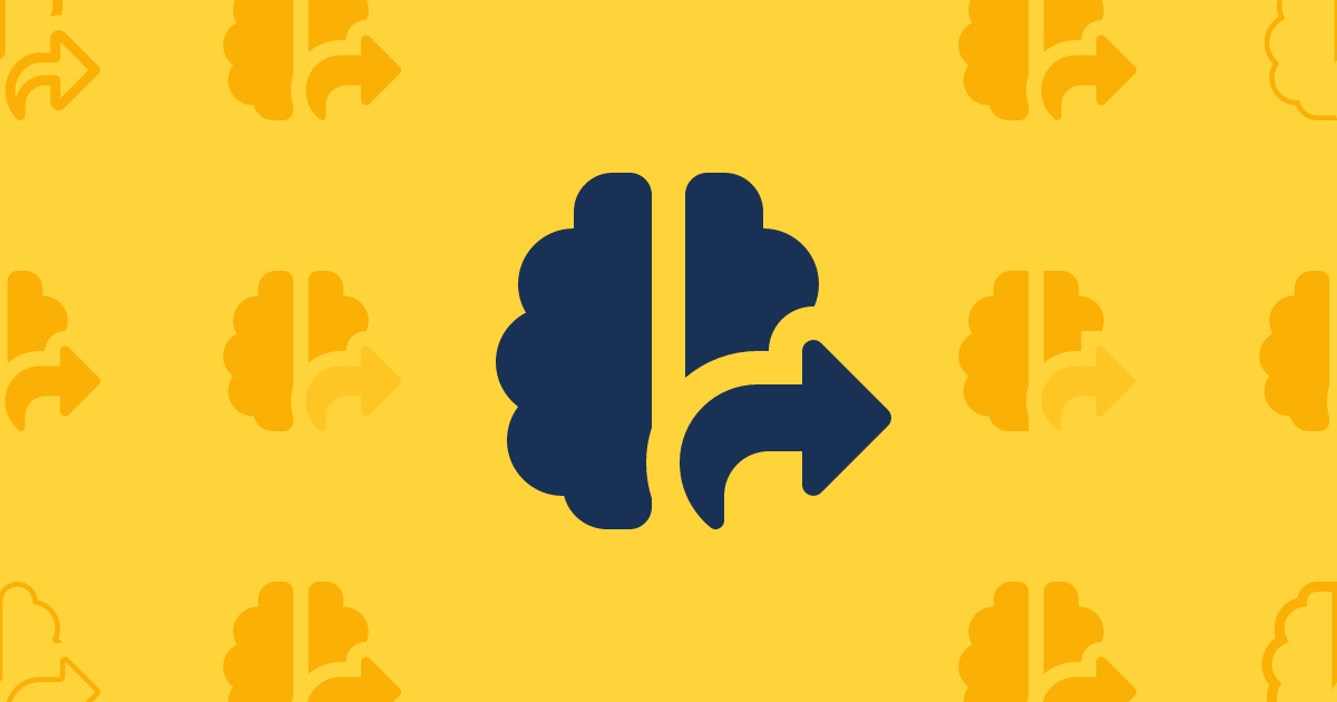 Brain Arrow Curved Right Icon | Font Awesome