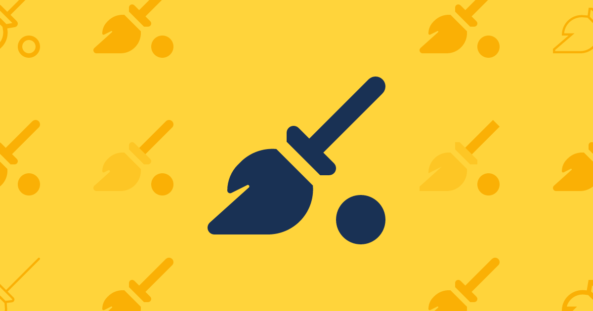 Broom Ball Classic Thin Icon | Font Awesome