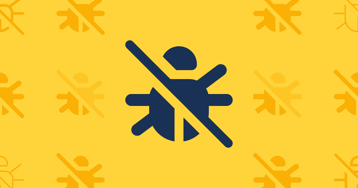 Bug Slash Classic Solid Icon | Font Awesome