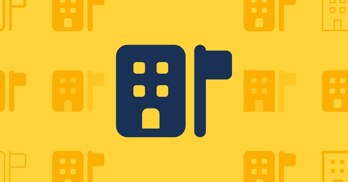 Building Flag Icon | Font Awesome