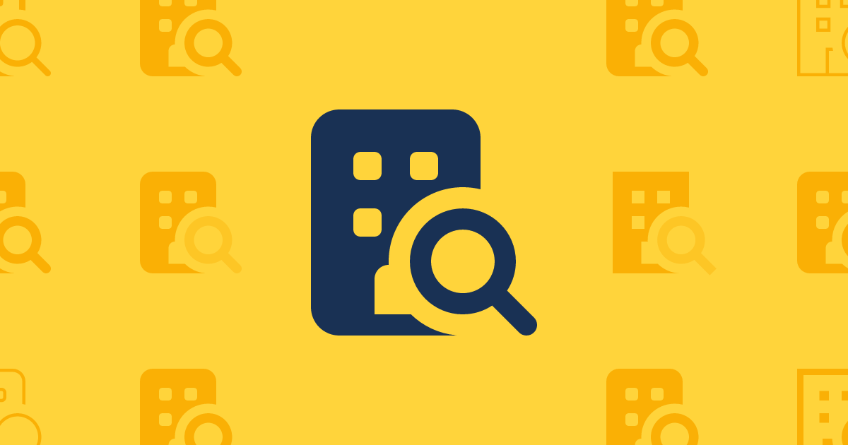 Building Magnifying Glass Filled Icon (Classic Solid) — SVG Download ...