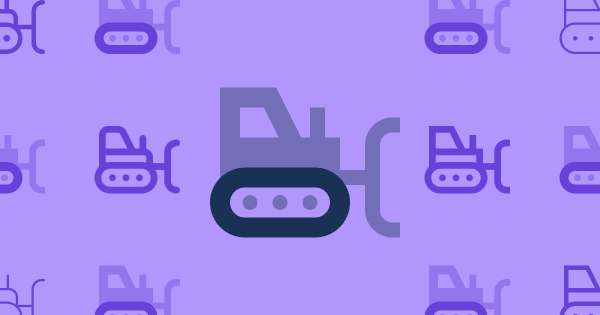 Bulldozer Sharp Duotone Icon (Sharp Duotone Solid) — SVG Download ...