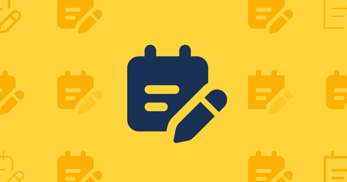 Calendar Lines Pen Filled Icon (Classic Solid) — SVG Download | Font ...