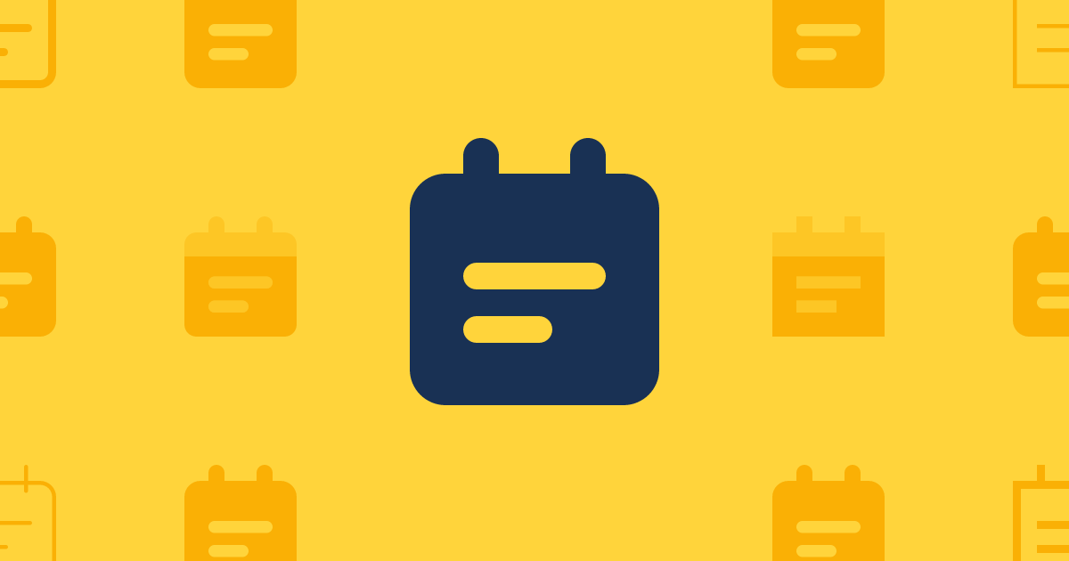 Calendar Lines Classic Solid Icon | Font Awesome