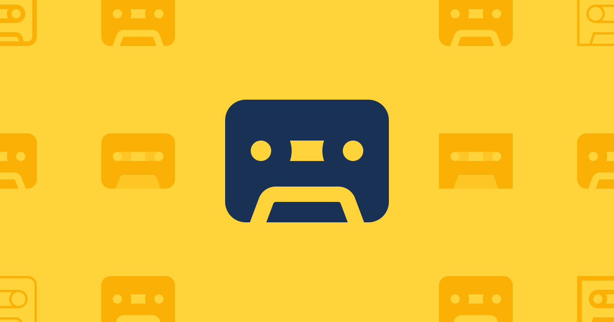 Cassette Tape Classic Solid Icon | Font Awesome