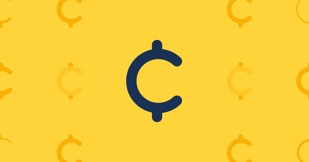 Cent Sign Classic Solid Icon | Font Awesome