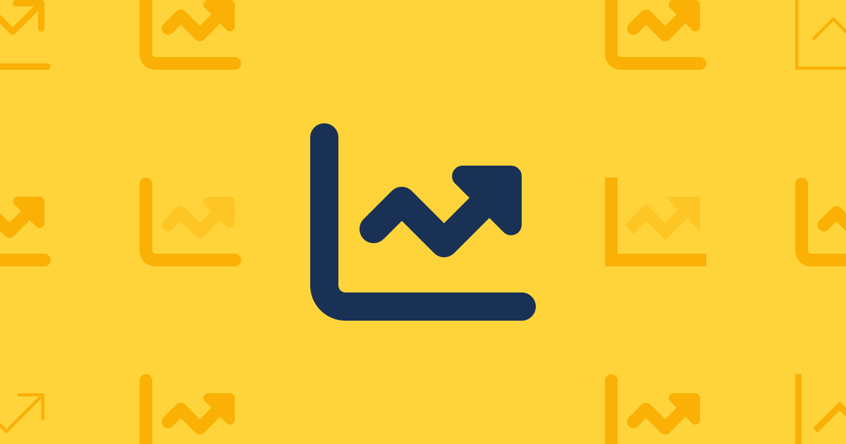 Chart Line Up Classic Solid Icon | Font Awesome