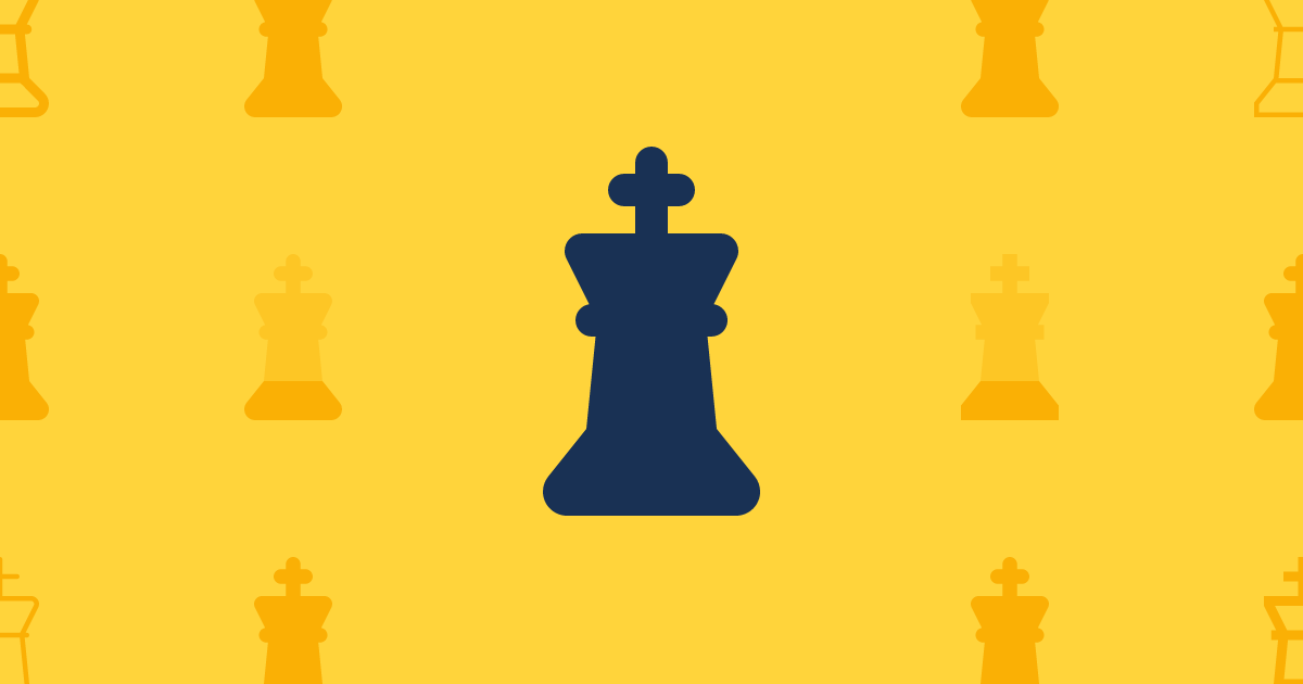 Chess King Piece Classic Solid Icon | Font Awesome