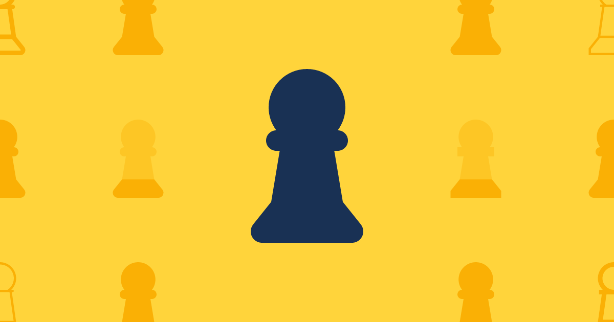 Chess Pawn Classic Light Icon | Font Awesome