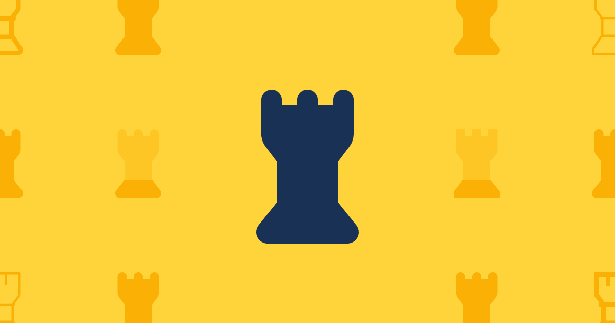 Chess Rook Piece Classic Thin Icon | Font Awesome