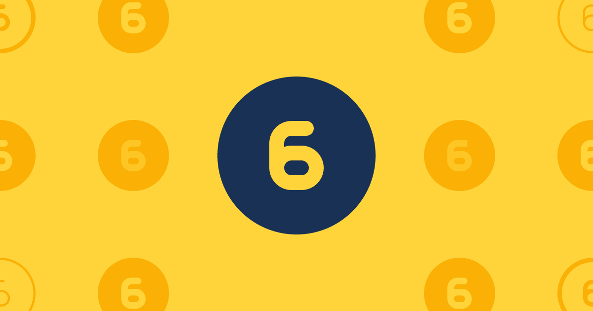 Circle 6 Icon | Font Awesome