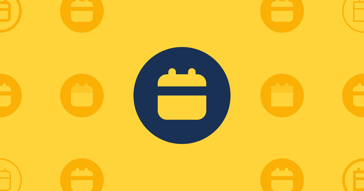 Circle Calendar Icon | Font Awesome