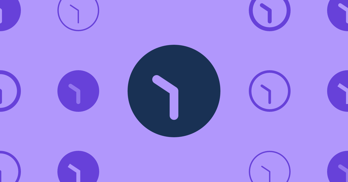 Clock Ten Thirty Classic Regular Icon | Font Awesome