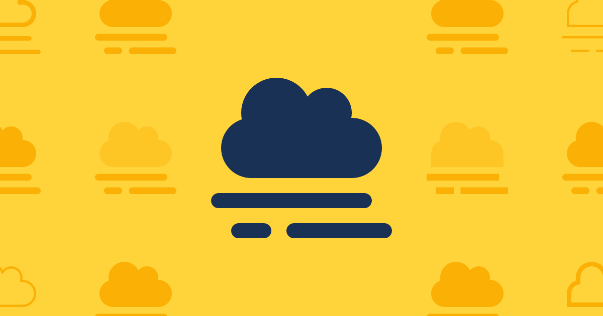 Cloud Fog Classic Solid Icon | Font Awesome