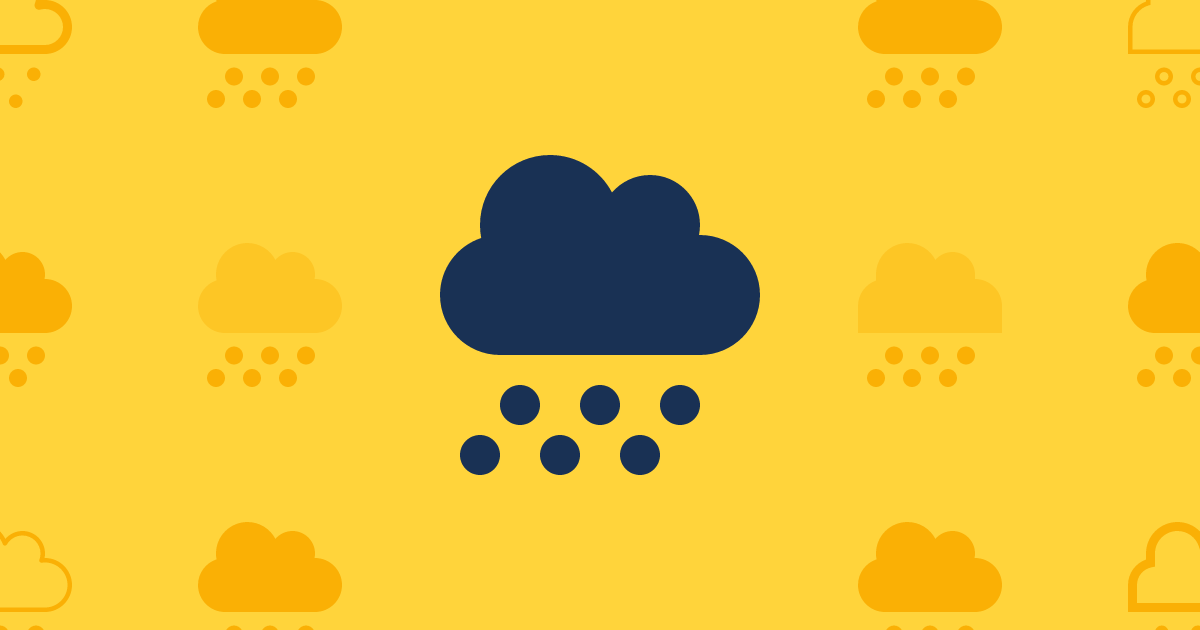 Cloud with Hail Classic Solid Icon | Font Awesome