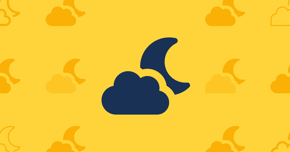 Cloud Moon Solid Icon | Font Awesome