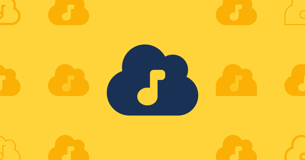Cloud Music Outline Icon (Classic Regular) — SVG Download | Font Awesome